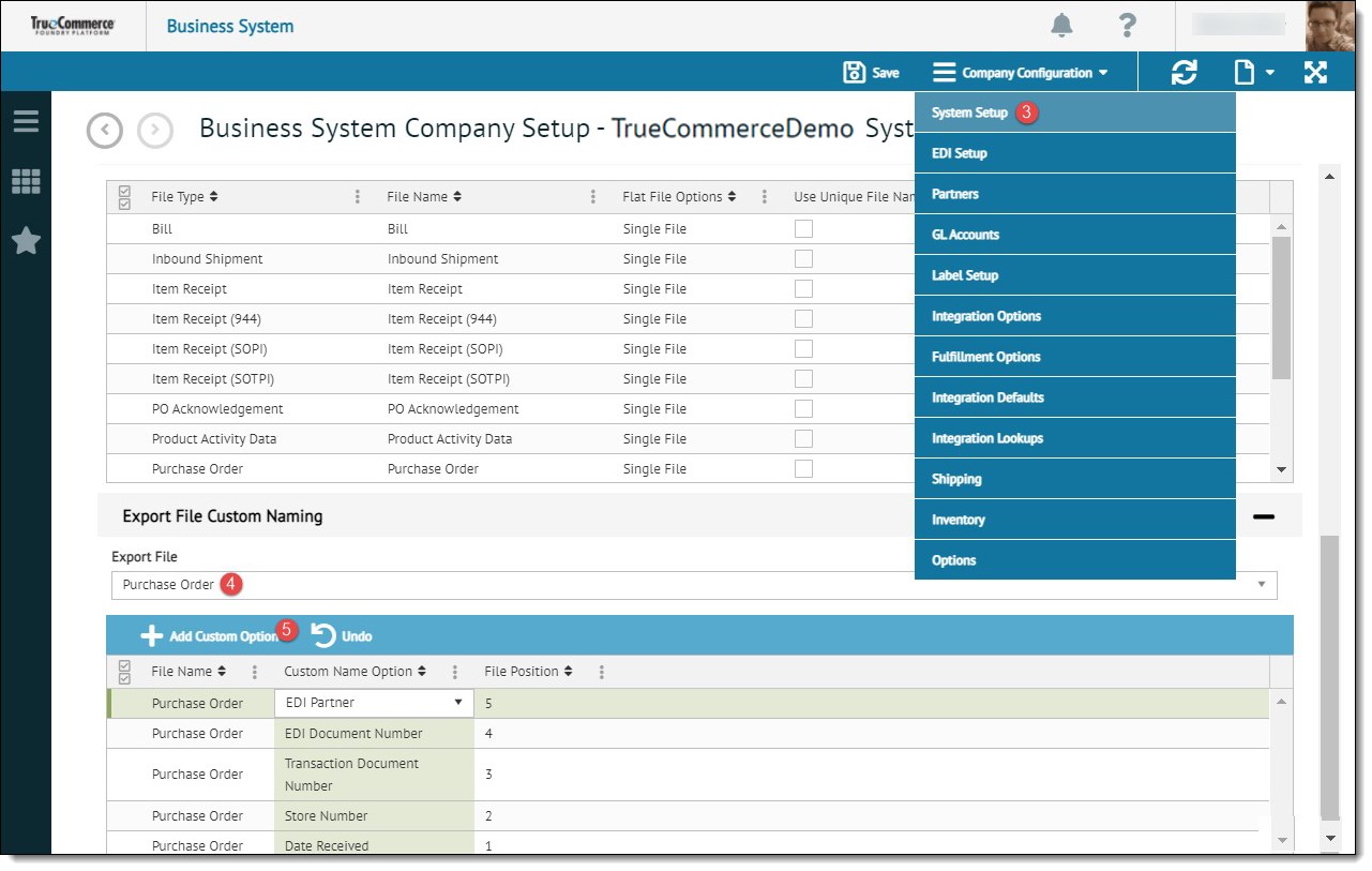 Set Export File Custom Naming
